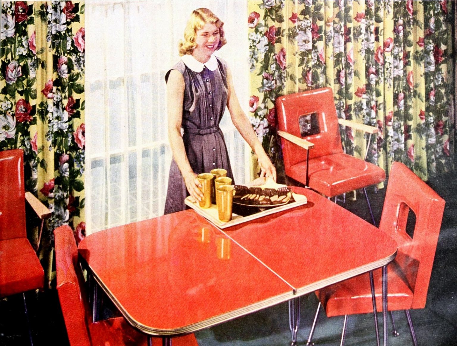 50 compact vintage dining room sets from the 40s & 50s with that ...