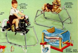 Wonder horses & more vintage ride-on spring rocking horse toys from the ...