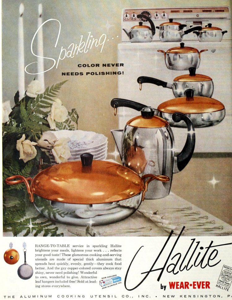 Hot stuff! Vintage 1950s saucepans & kitchenware in popular retro ...
