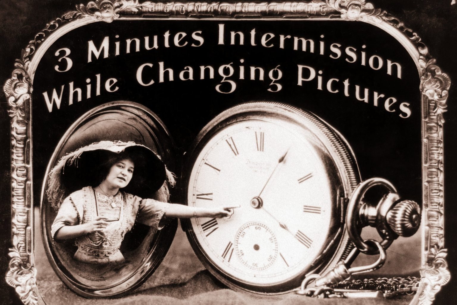 Old silent movie title cards: How to clap, don't wear hats & more ...