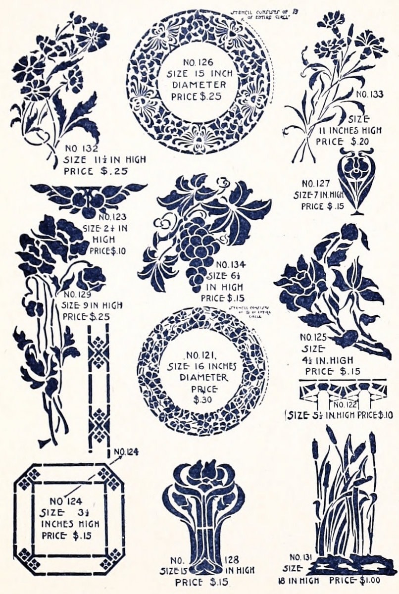 Traditional stencil patterns: Stylish & simple home updates with retro ...