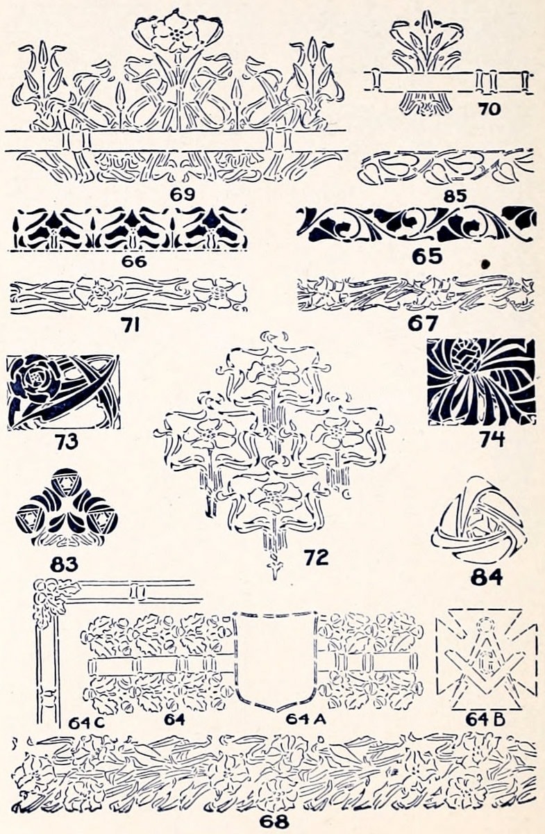 Traditional stencil patterns: Stylish & simple home updates with retro ...