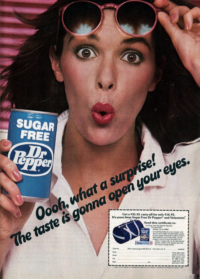 Pop culture: Vintage diet sodas from the '80s, like Dr Pepper, Sprite ...