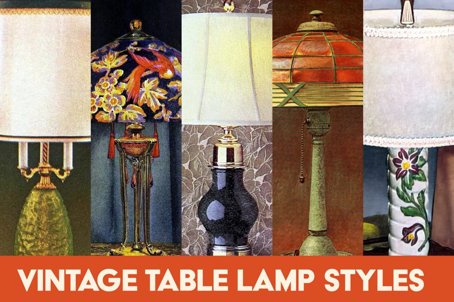 See 200 beautiful vintage table lamps from all through the 20th century ...