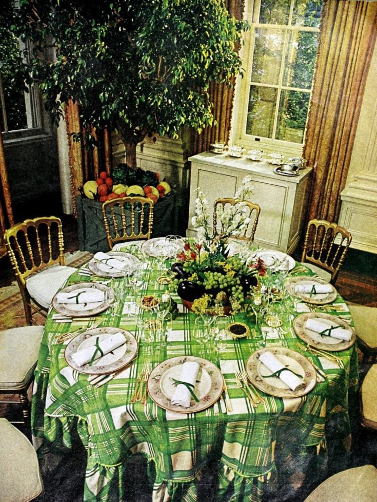 112+ beautiful vintage '70s table setting ideas - Click Americana