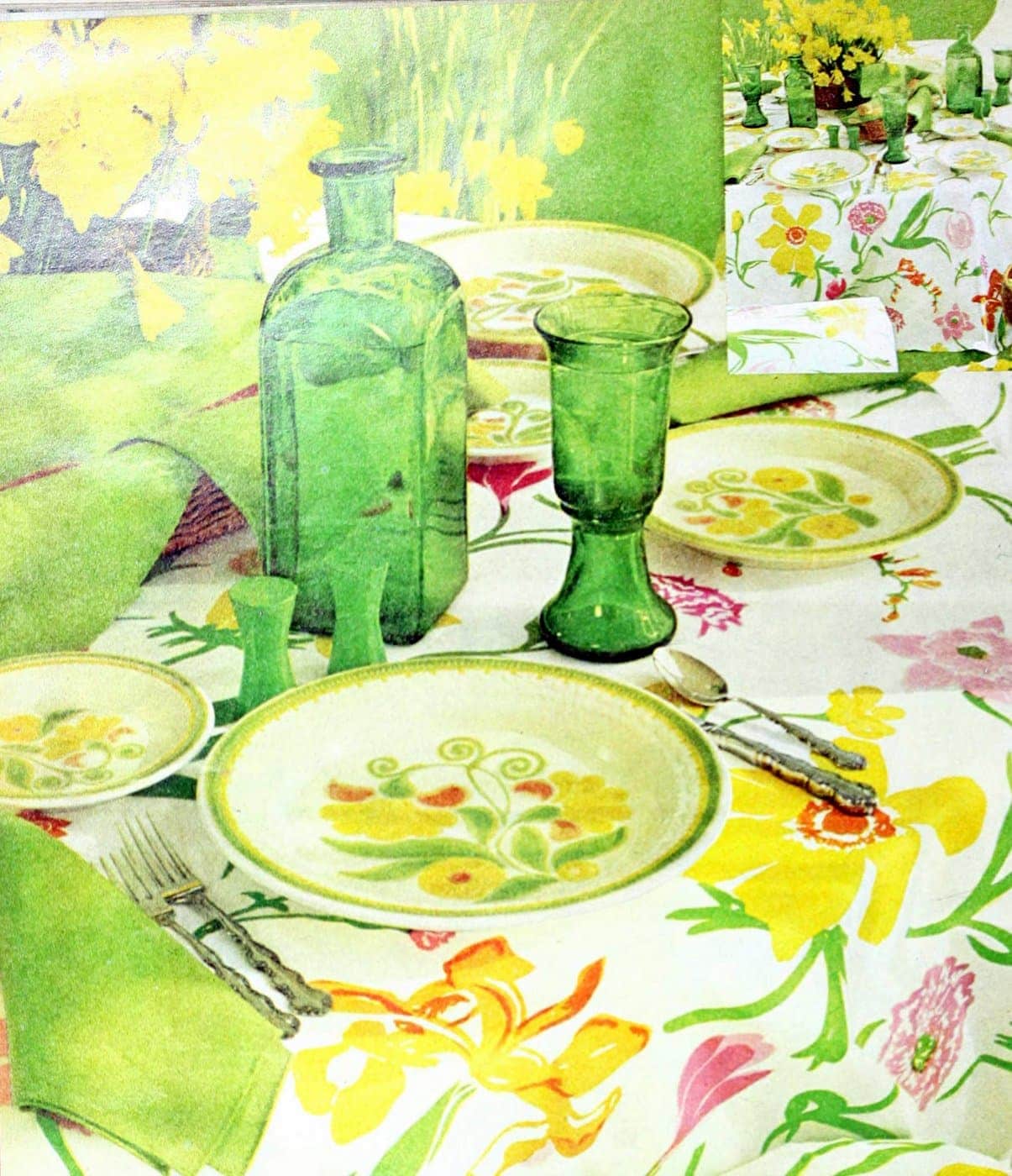 112+ beautiful vintage 70s table setting ideas - Click Americana