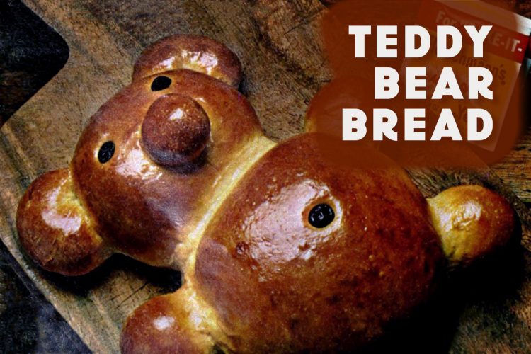 Teddy Bear bread: A cute retro recipe from 1980 - Click Americana