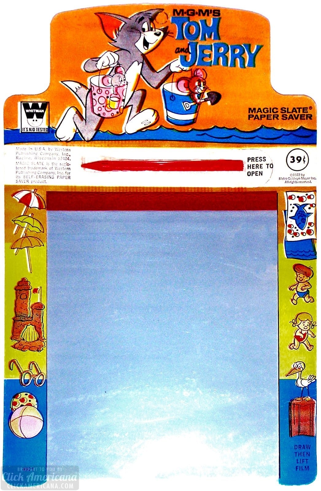 See the vintage Magic Slate drawing toys with characters like Donald ...