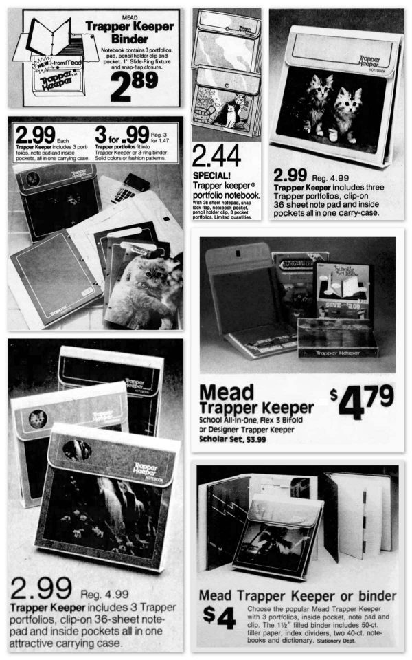 12 totally trendy 80s Trapper Keeper notebooks & binders - Click Americana
