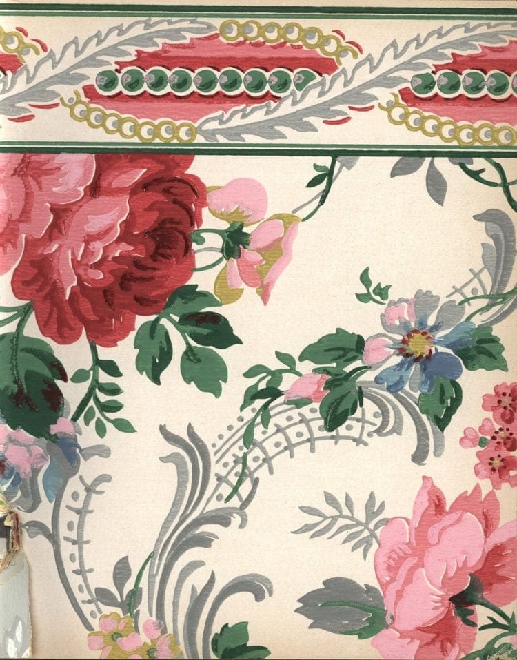 140+ vintage 1950s wallpaper samples for some real retro decor ...