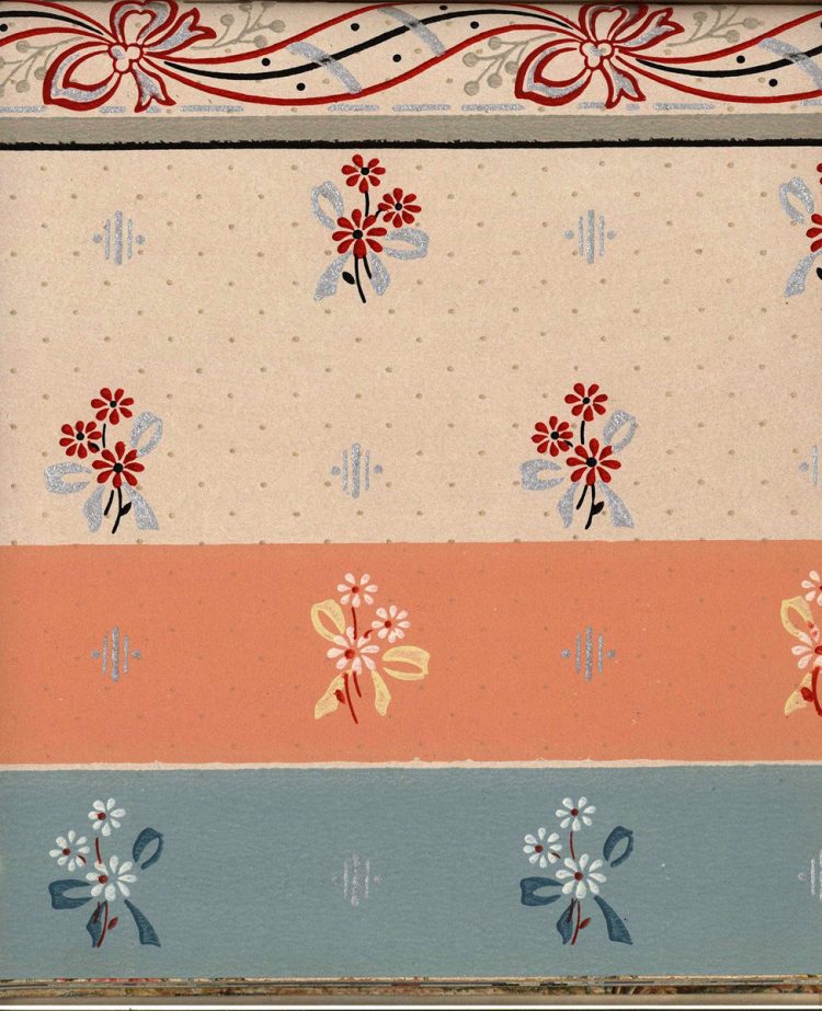 Vintage 1940s wallpaper: 150 real samples of popular old patterns ...