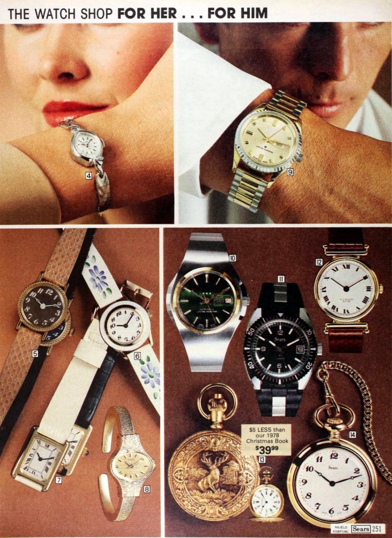 Vintage 1970s watches for men, women & kids in up-to-the minute styles ...