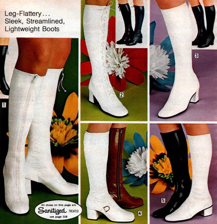 Go-go boots & mod stretch vinyl boots were super trendy women's ...