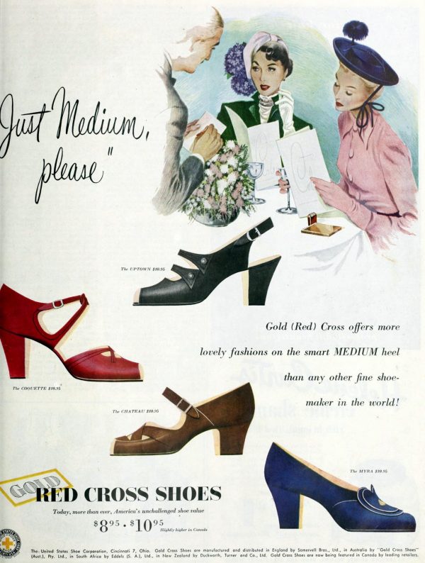 Gorgeous women's shoes from the 1940s: See stylish high-heeled vintage ...