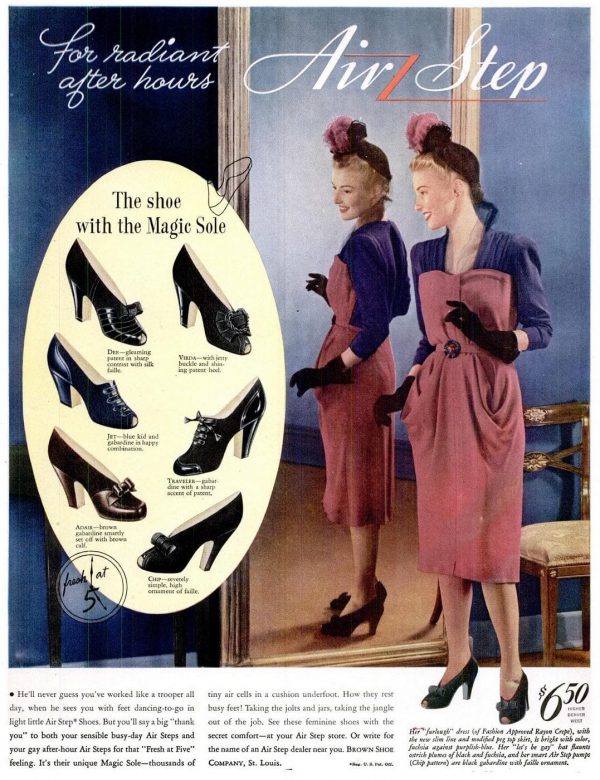 Gorgeous women's shoes from the 1940s: See stylish high-heeled vintage ...