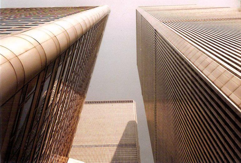 When the World Trade Center was built, and remembering how it looked ...