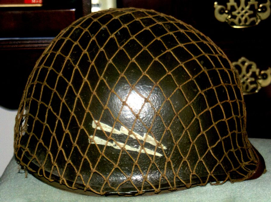 See a real vintage WW2 helmet up close - Click Americana