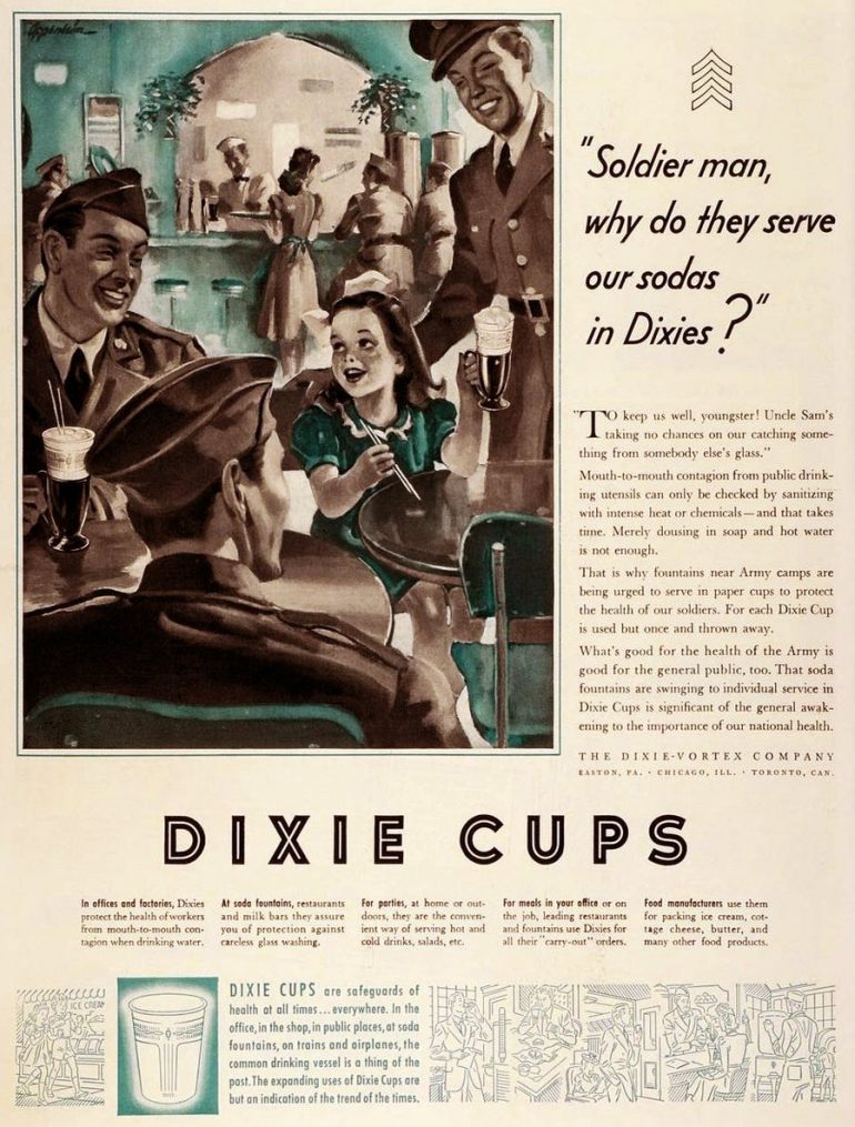 Vintage Dixie cups: See retro designs & dispensers, plus get the ...