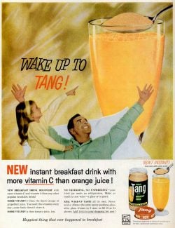Tang, the retro orange drink mix that astronauts & Florence Henderson ...