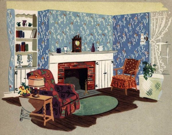 Vintage 1940s wallpaper: See 150 authentic wallpaper samples of popular ...