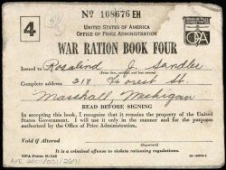 Rationing during WW2: See war ration books, ration stamps, gas stamps ...