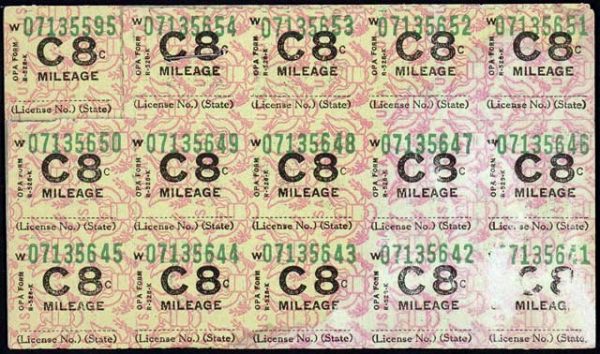 Rationing during WW2: See war ration books, ration stamps, gas stamps ...