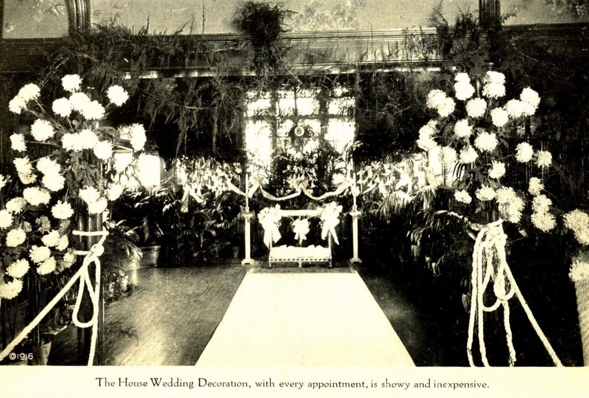 17 wedding flower arrangements & bouquets (1916) - Click Americana