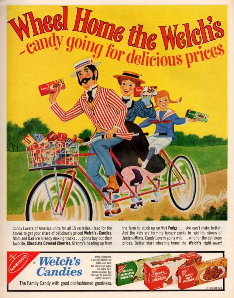 Remember these vintage Welch's candies? Junior Mints, Sugar Daddy, Nut ...