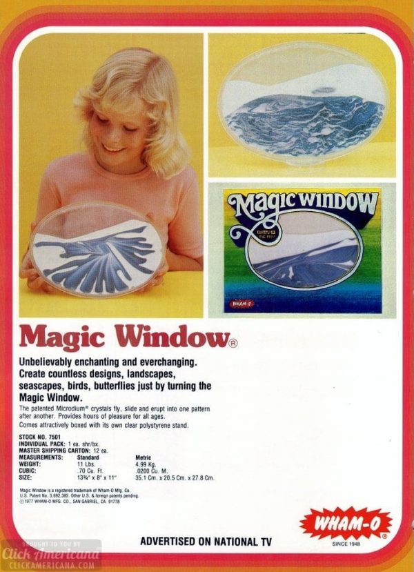 In the '70s, you could make oceans and mountains with a Wham-O Magic ...