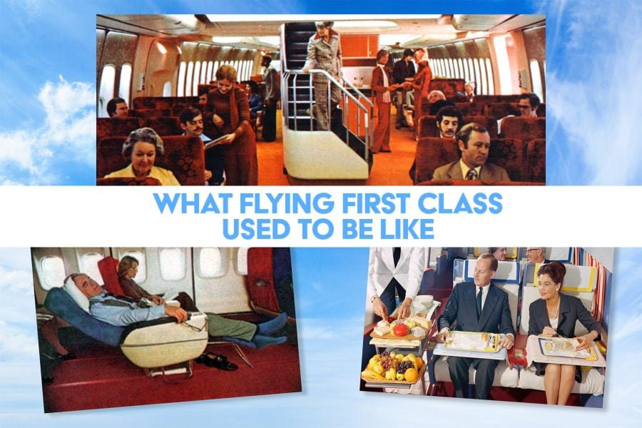 See what first class flights were like from the 1950s to the 1980s ...