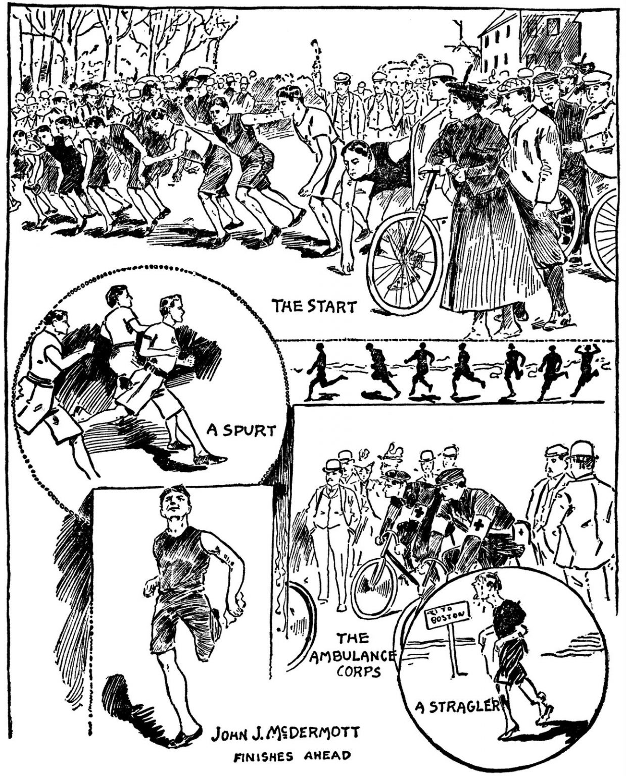 What the first Boston Marathon was like back in 1897 - Click Americana