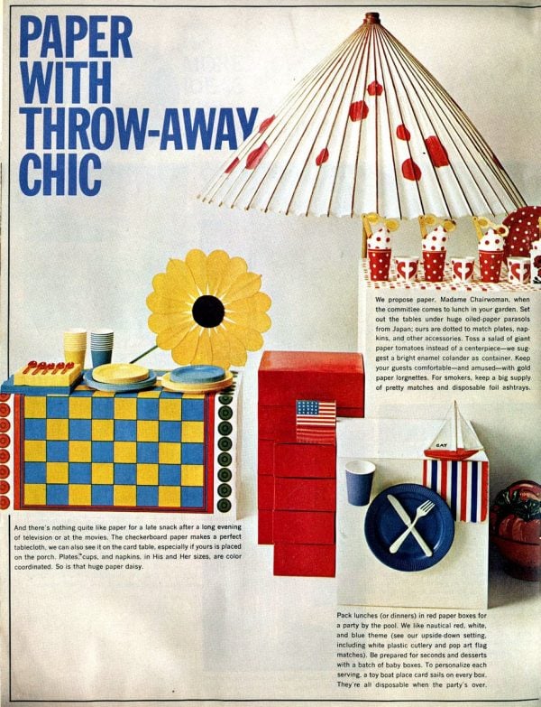 Retro paper plates are the fun party staple that never went out of ...