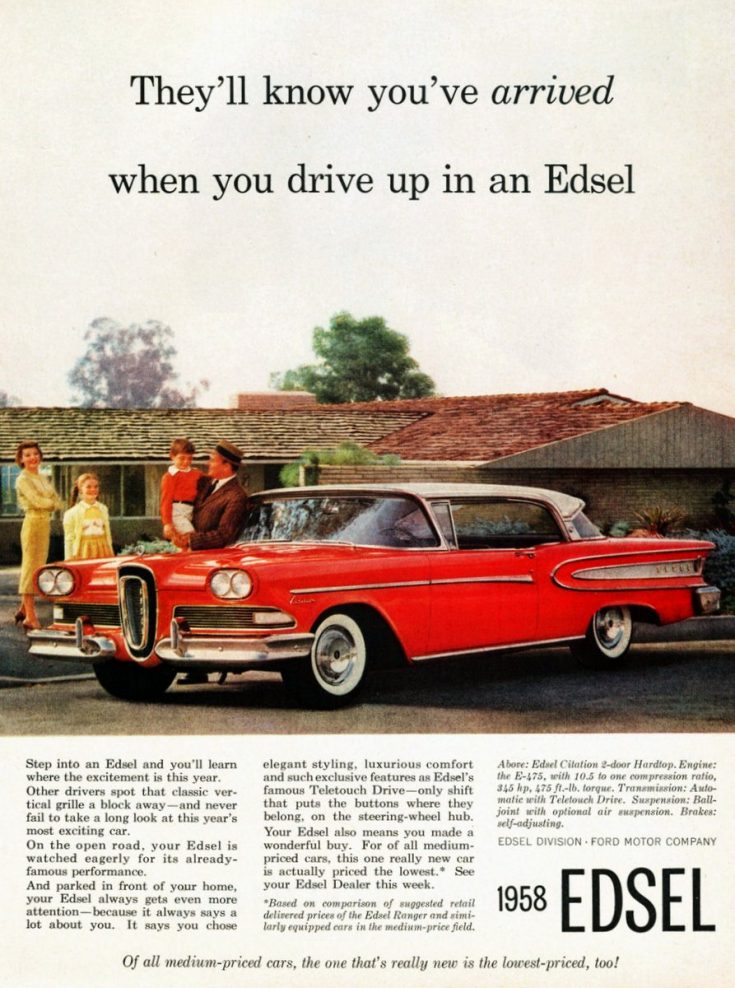 Ford Edsel: See all 18 models of the 1950s car that failed disastrously ...