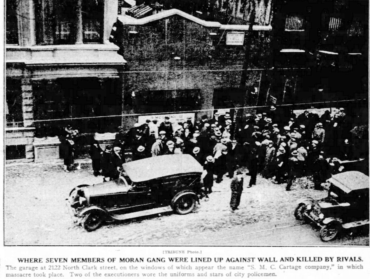 Chicago gang kills 7: Al Capone & the Saint Valentine's Day Massacre ...