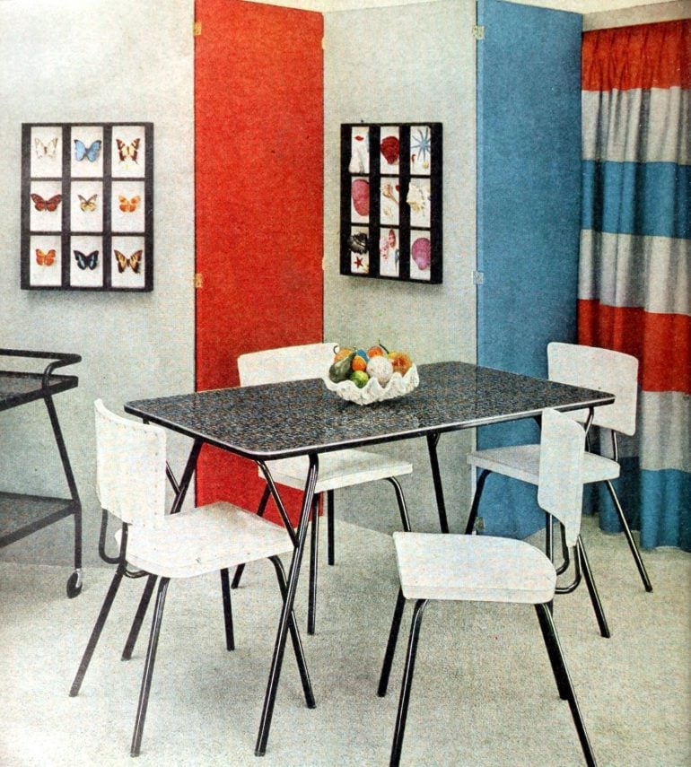 50 compact vintage dining room sets from the 40s & 50s with that ...