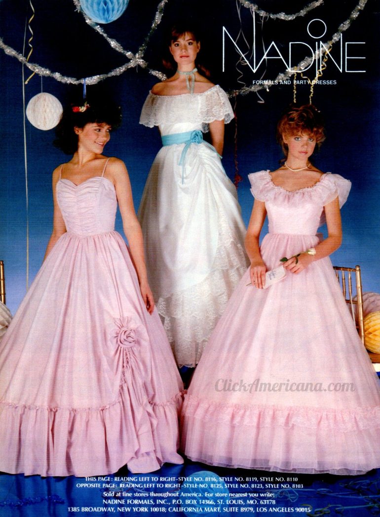 100+ vintage 80s prom dresses: Bold, frilly & unforgettable - Click ...