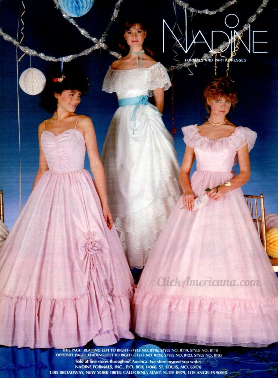 100+ vintage 80s prom dresses: Bold, frilly & unforgettable - Click ...