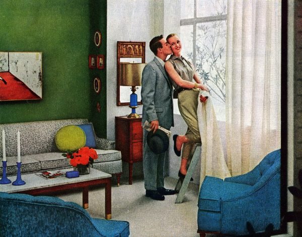 See 40 stylish vintage window coverings from the '50s - Click Americana