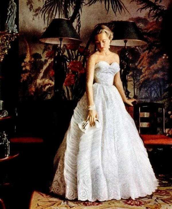 The belles of the ball gowns strutted their stuff in vintage French ...