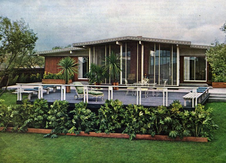 See 41 vintage backyard decks, plus find out how wood decking became a ...