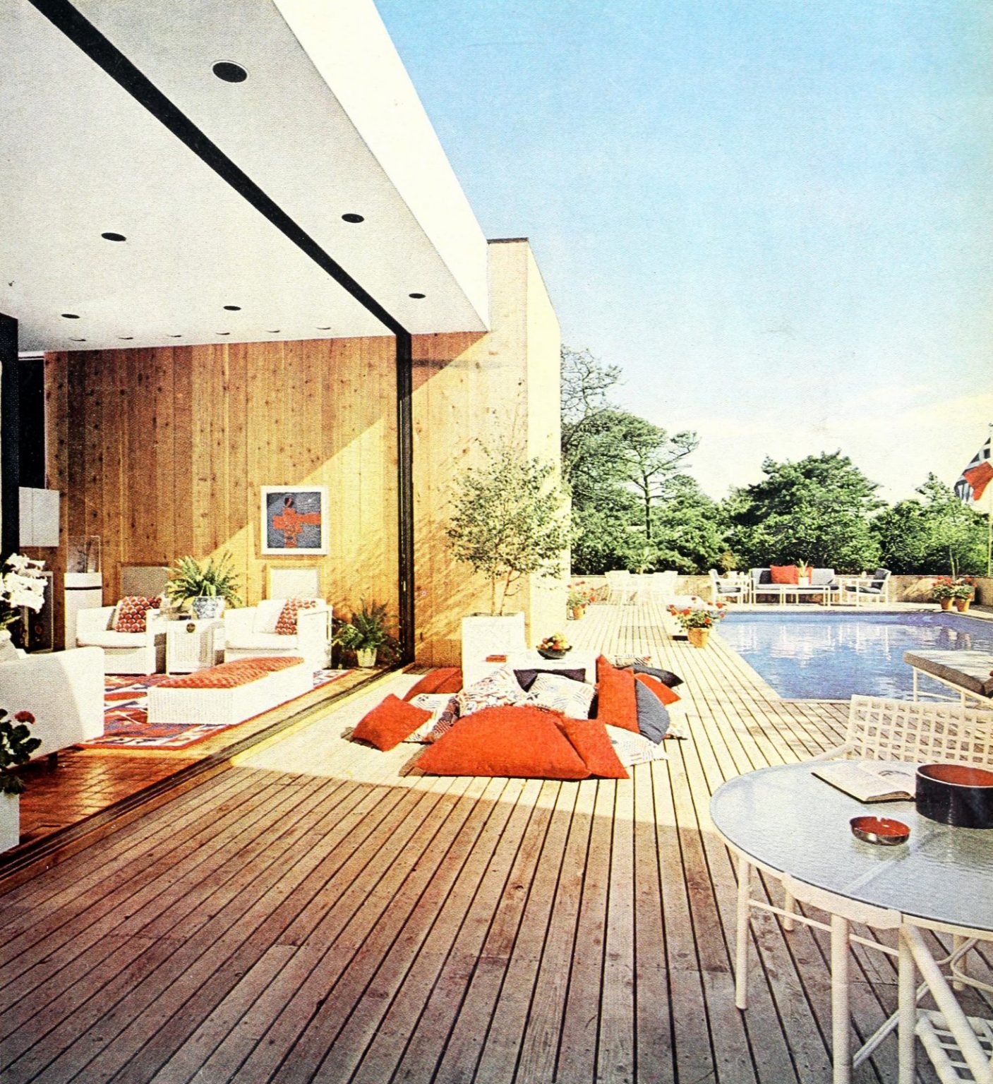 See 41 vintage backyard decks, plus find out how wood decking became a ...