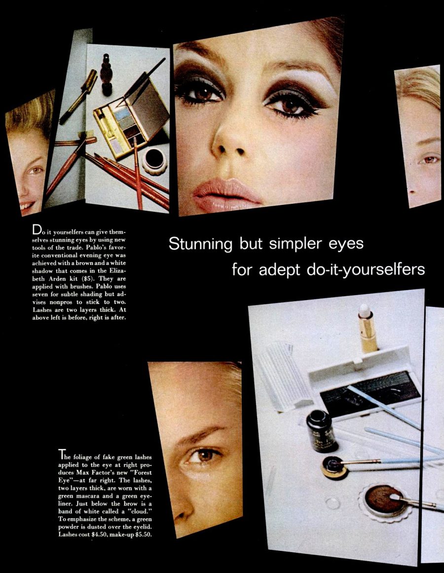 Mod 1960s eye makeup styles took a walk on the wild side - Click Americana