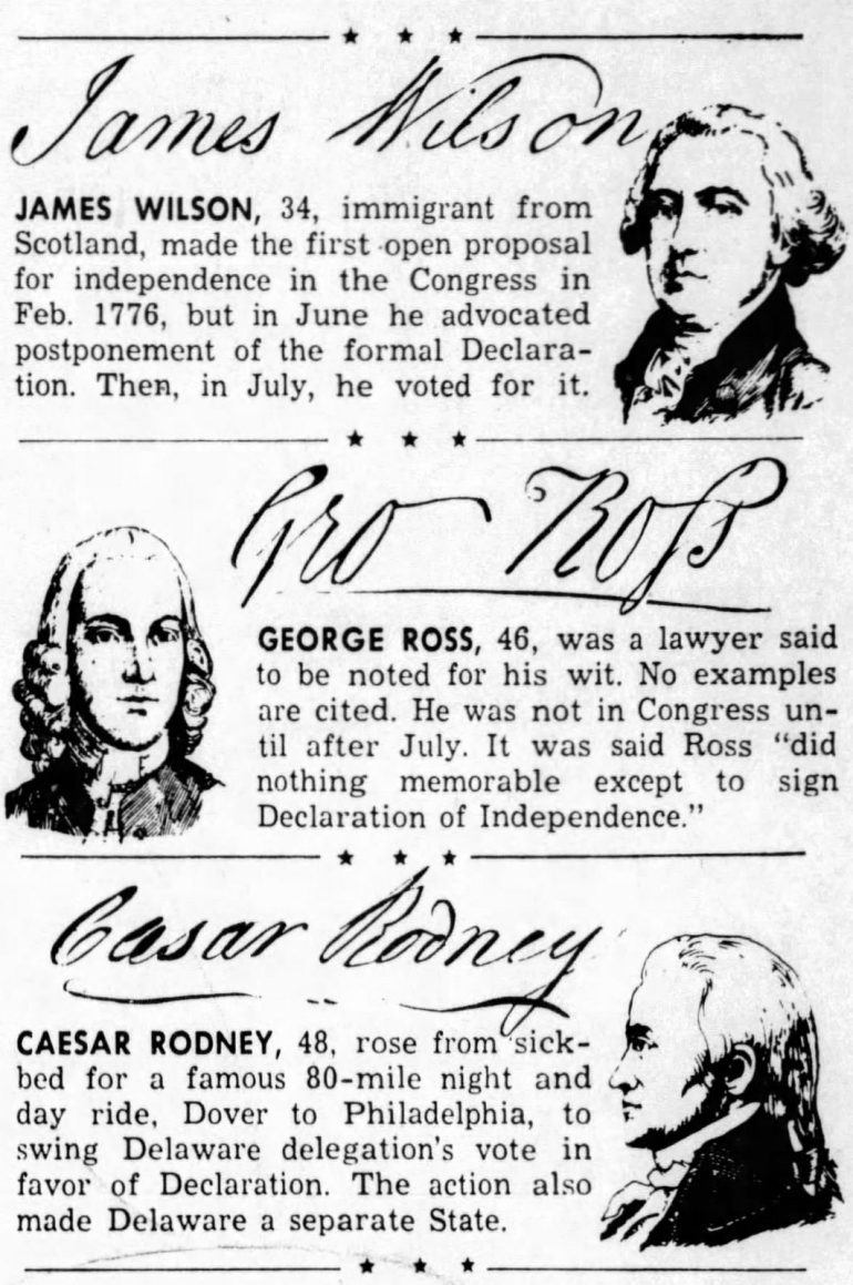 The signers of the Declaration of Independence: Their triumphs ...