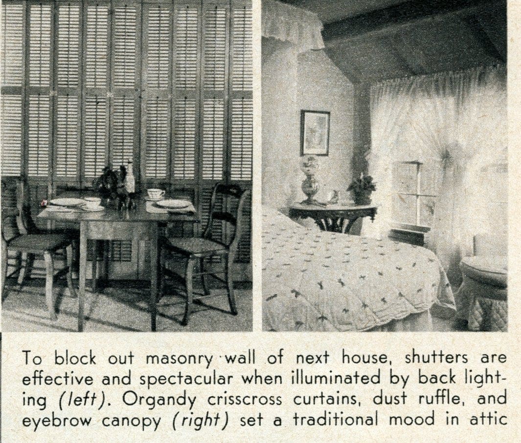 See 40 stylish vintage window coverings from the '50s - Click Americana
