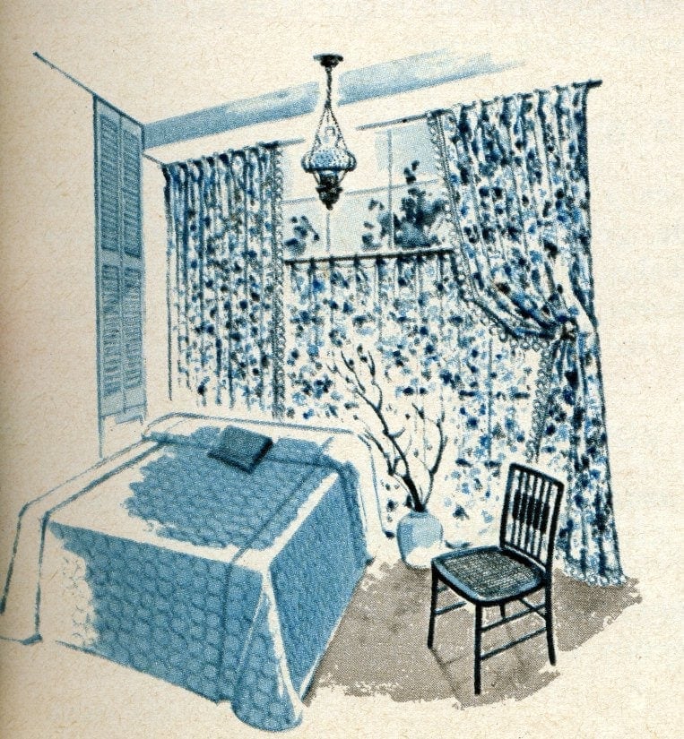 See 40 stylish vintage window coverings from the '50s - Click Americana