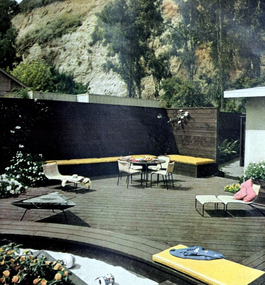 See 41 vintage backyard decks, plus find out how wood decking became a ...