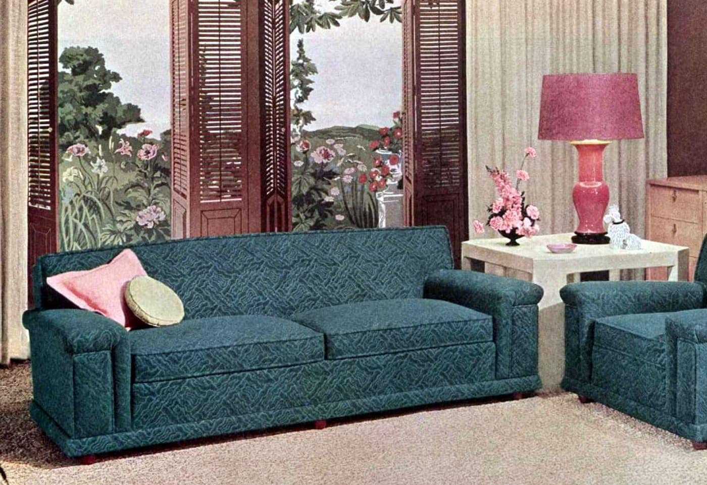 See 40 stylish vintage window coverings from the '50s - Click Americana