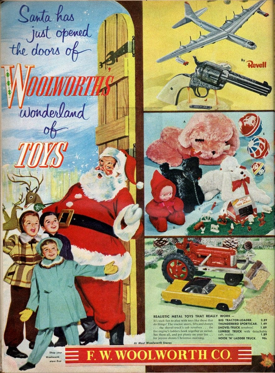 1950s toys at Woolworth's: A wonderland of fun for kids back in the day ...