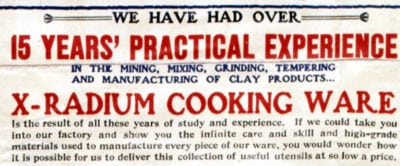 Anyone for radioactive food? You could get it with this X-radium ...