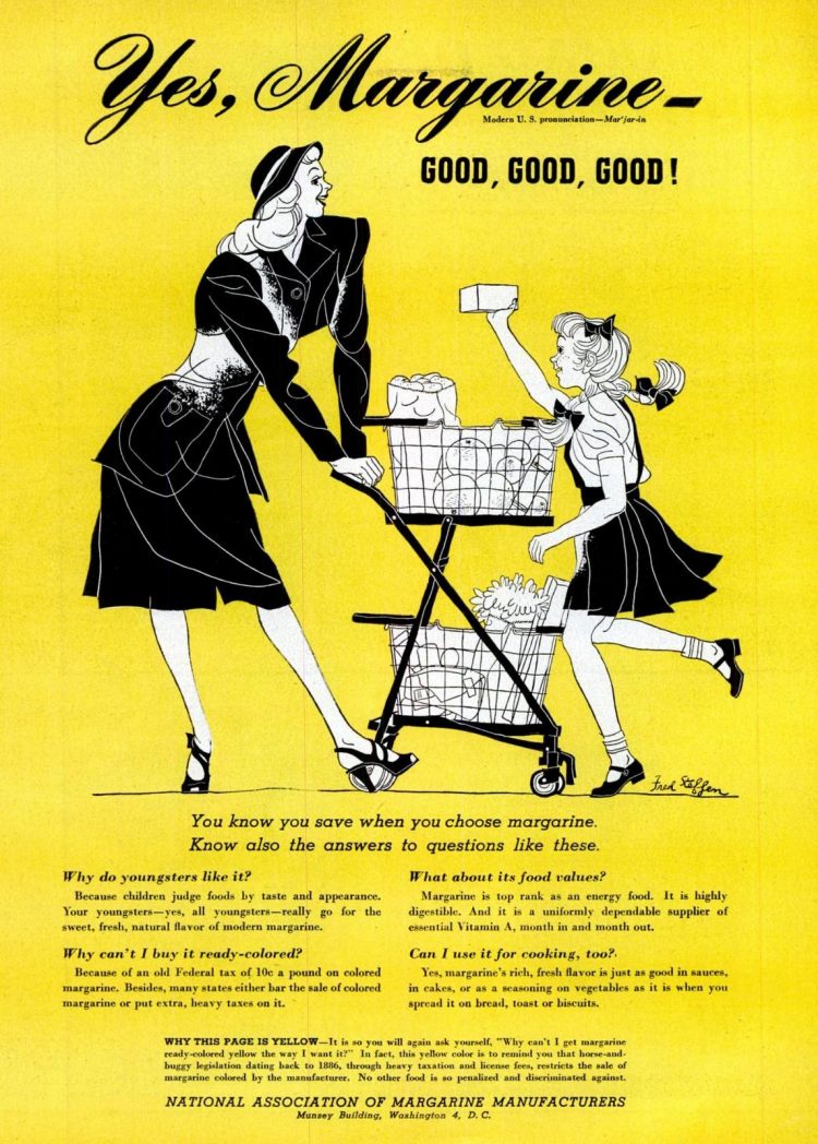 Yellow or white margarine? The tedious legal battle over butter-colored ...